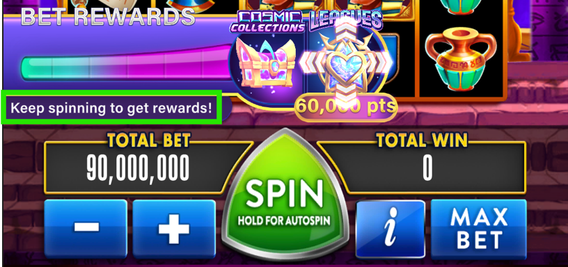 Bet Rewards on Heart of Vegas – Product Madness Support Center